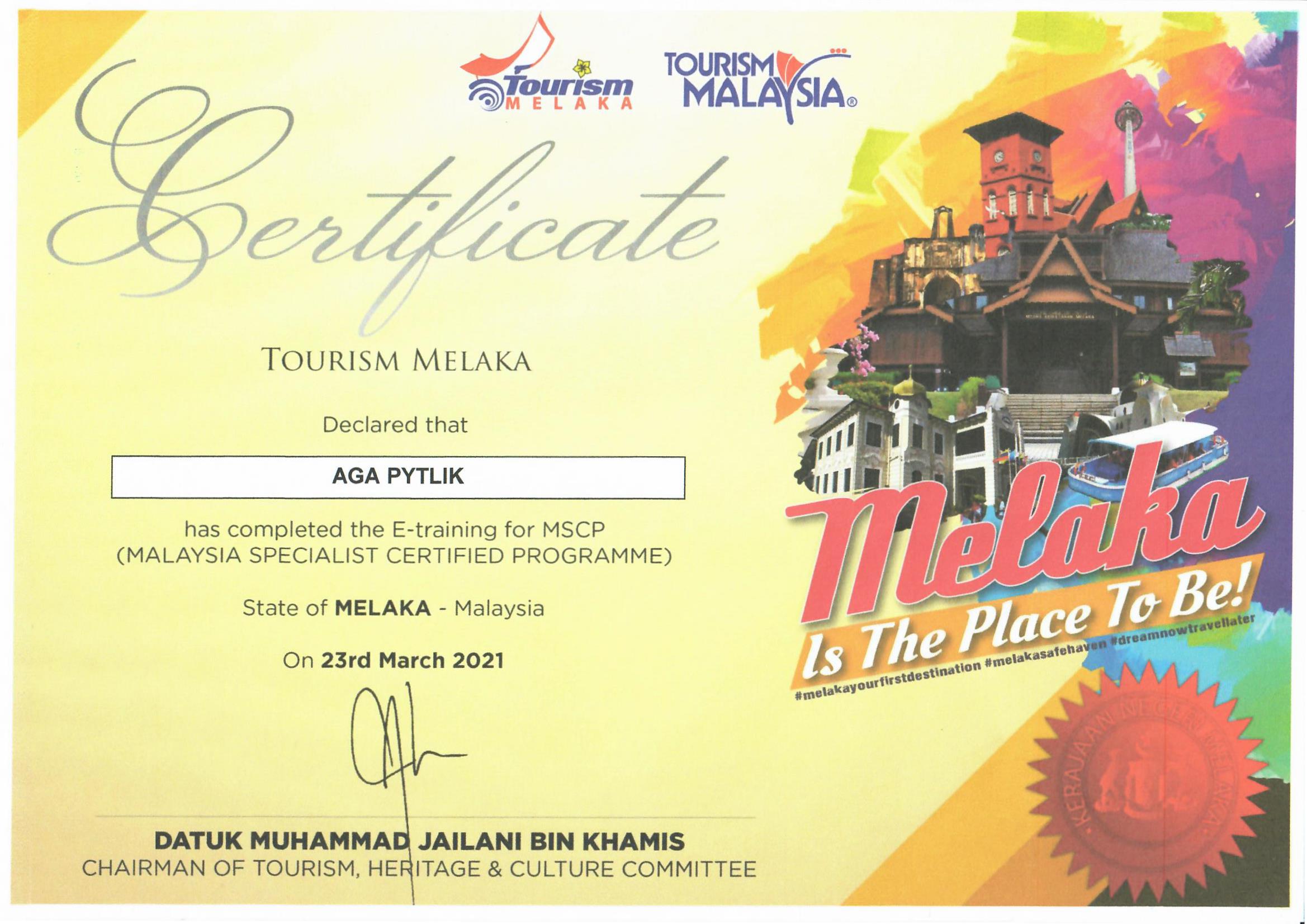 Certificates & Awards – AGA KHATIB